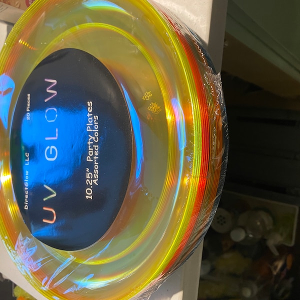 Directglow Neon Blacklight Reactive Hard Plastic Assorted 10.25 Inch ...