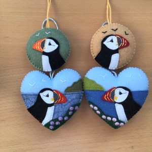 Felt Puffin Ornament PDF Sewing Pattern Puffin Digital - Etsy