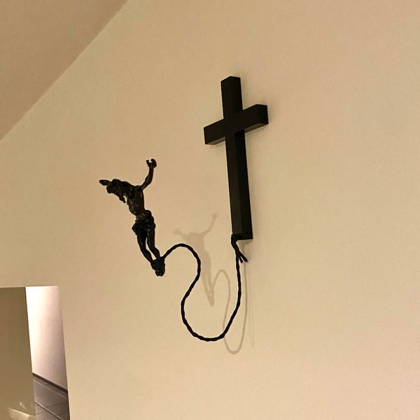 Bunjesus SINISTER Edition - Bungee Jumping Jesus - Etsy