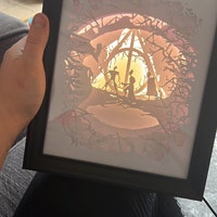 Welcome to Hogwarts.... Harry Potter Inspired Light up Shadow Box ...