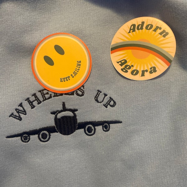 Criminal Minds Wheels up Machine Embroidered Sweatshirt - Etsy