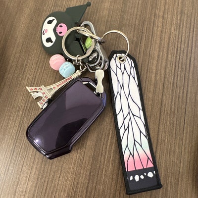 Cute Cat Embroidered Tag Keychain Kawaii Neko Jet Tags - Etsy