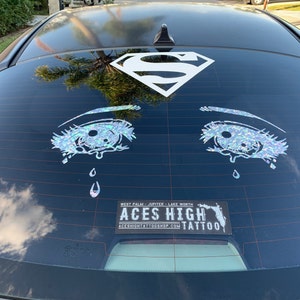 Crying Eyes JDM Decal Sticker. sadboyz, Sadgirlz, Bumper Sticker ...