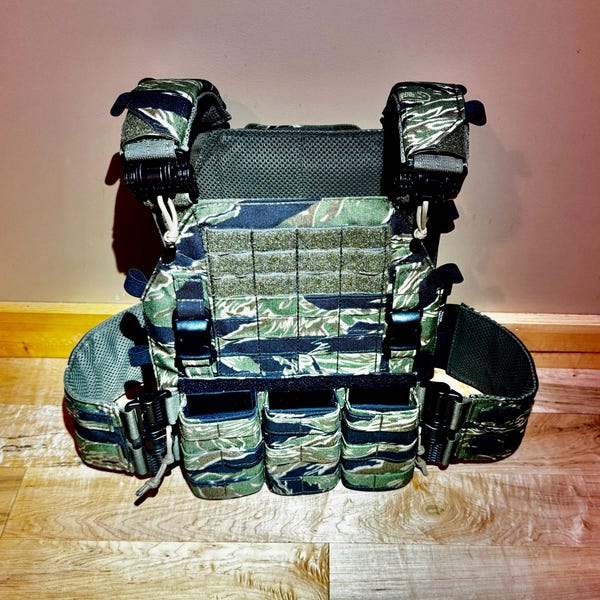 Plate Carrier TIGER STRIPE Ricon Tactical - Etsy