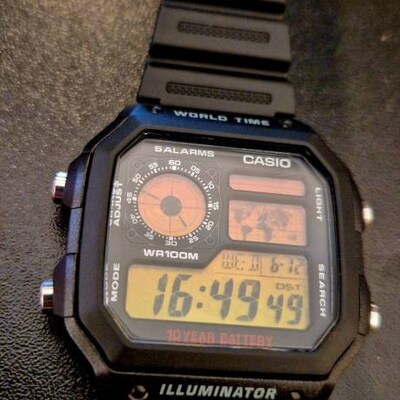 Casio AE-1200 Gradient Filter Screen - Etsy