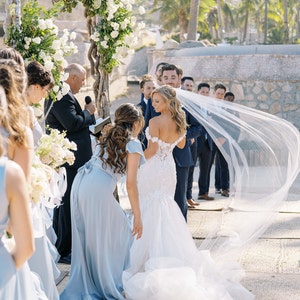 Simple Soft Veil Moscato Wedding Veil Fingertip Veil Ivory - Etsy