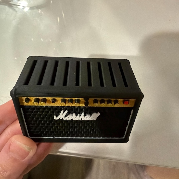 Marshall Guitar Amp 9 Pick Holder Plectrum Display Gift for Musicians ...
