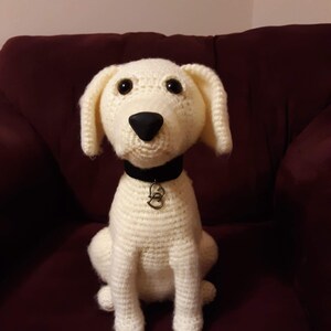 Labrador Retriever Crochet Pattern, Chocolate Crochet Labrador Pattern ...
