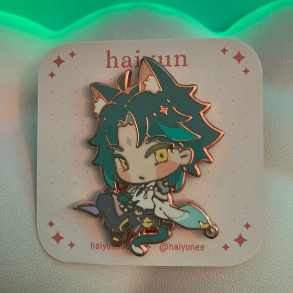 Genshin Impact Kemonomimi Hard Enamel Pins - Etsy