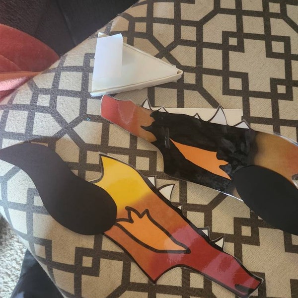 Digital Printable Paper Dragon Puppet DIY - Etsy