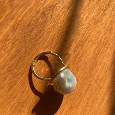 Large Pink Purple Fireball Pearls Flameball Natural Metallic Baroque ...