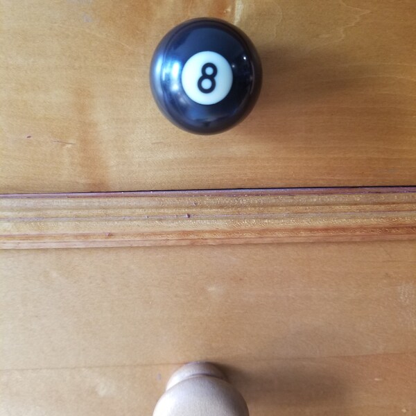 Handcrafted 1-1/2 Inch Pool Ball Cabinet Drawer and Cabinet Door Pulls ...