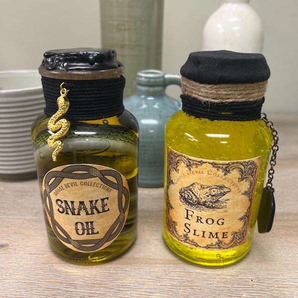 Frog Slime| Magic Potion Bottle| Apothecary Jar| Halloween Prop ...