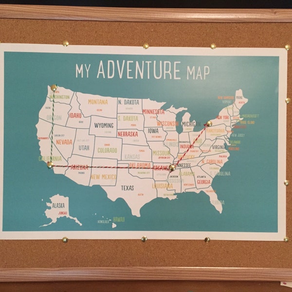 Children's World Map Maps for Kids 6 Color Choices Educational Maps ...