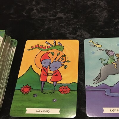 Whispering Spirits Tarot Deck Joanna Nelson Studio Inner Child Whimsical Friendly - Etsy