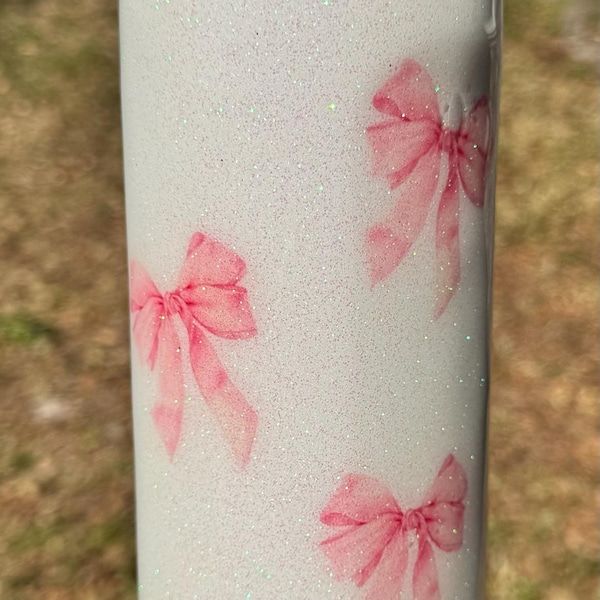 OWALA Bow, Pink Bow, Coquette, Bowala, Pink and White- Custom ...