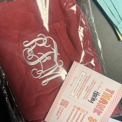 Monogram Comfort Colors Pocket Shirt, Monogrammed Pocket Tee ...