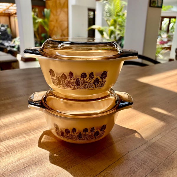 Vintage Agee (australian) Pyrex Oval Cinderella Mixing Bowl Set ...