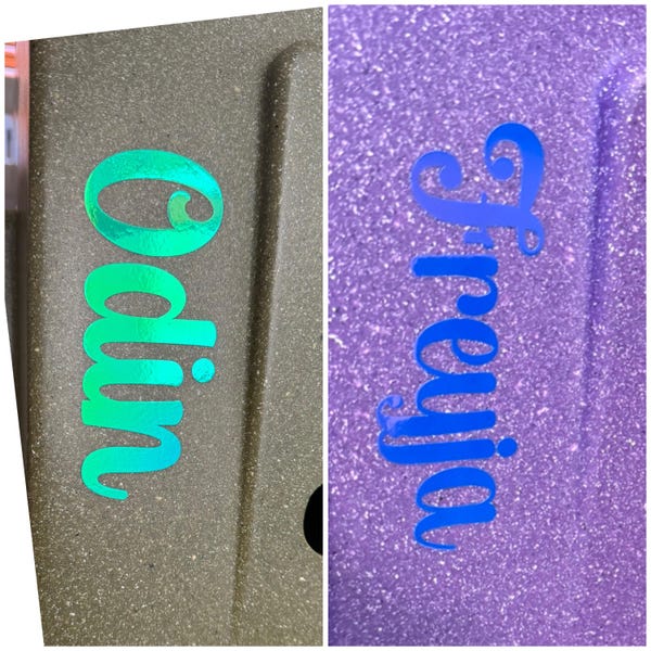 Custom Text Vinyl Decals - Build Your Own Decals - Personalized Decals ...