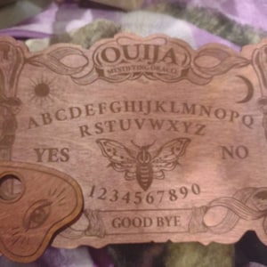 Ouija Board | Personalized | Spirit Board With Planchette - Etsy