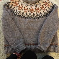 INTO THE WILD Sweater Pattern, Womens Sweater Knitting Pattern, Round ...