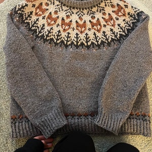 INTO THE WILD Sweater Pattern, Womens Sweater Knitting Pattern, Round ...