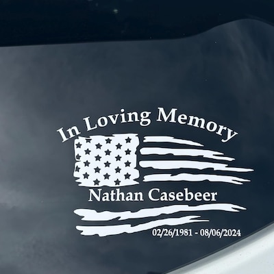 In Loving Memory Cowboy Decal in Loving Memory Horse Decal Cowboy Decal ...