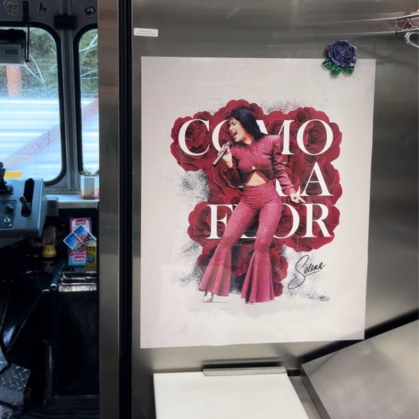 Selena Quintanilla Vinyl Sticker Como La Flor - Selena Movie Series La ...