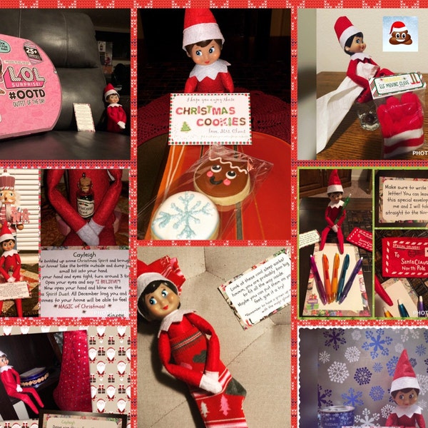 Hello Letter, Elf Hello and Goodbye Letter, Christmas Printables ...