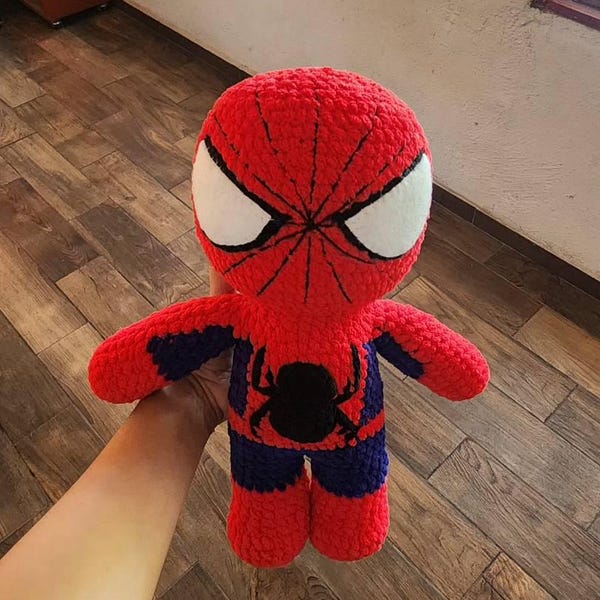 Low Sew Hero Spider Chibi Crochet Pattern PDF – Photo Tutorial, Instant ...