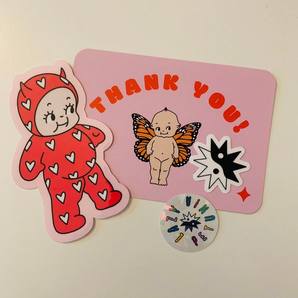 Devil Kewpie Doll Vinyl Sticker | Kewpie Doll - Etsy