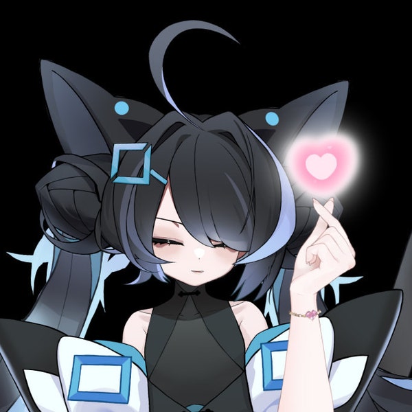 Vtuber Finger Hearts Asset for Vtube Studio, Fully Rigged Animated ...