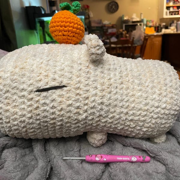 Capybara CROCHET PATTERN, Amigurumi Plushie, Low Sew Beginner Amigurumi ...
