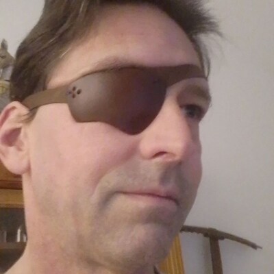 SET OF THREE Leather Eye Patch Eye Patch Man Eye Patch - Etsy