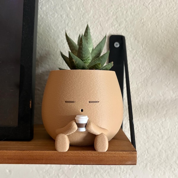 Hanging Black Duck Planter Cute Animal Plant Pots 3D Printed Ugly ...