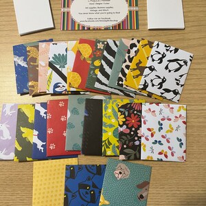 Scrapbook Paper Grab Bag 100 Pieces 2x6 Junk Journaling - Etsy