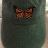 MONARCH BUTTERFLY HAT - Embroidered Men Women Insect Wildlife Cap ...