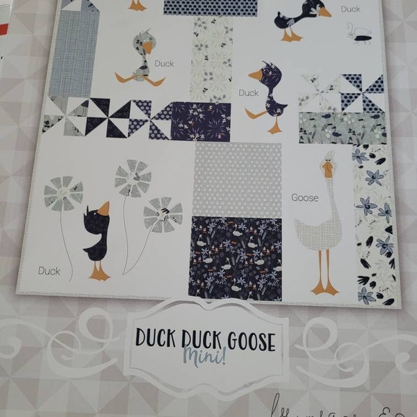 Duck Duck Goose Mini Quilt Pattern From Meags and Me*duck, Duck, Goose ...