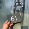Handcrafted Green Slate House Number: Engraved Sign, Welsh Made - Etsy UK