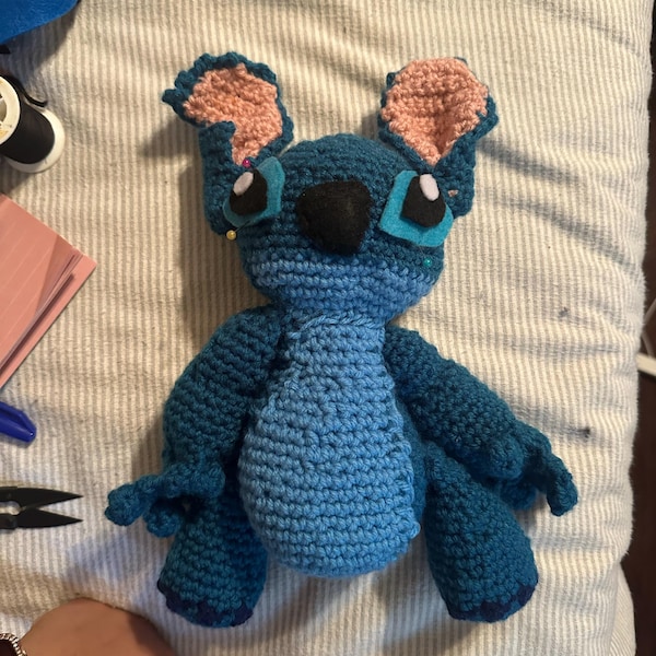 CROCHET PATTERN Blue Alien Monster (amigurumi, Crochet, Photo Tutorial ...