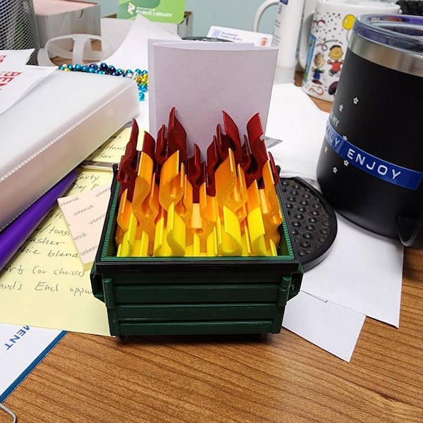 Dumpster Fire Ornament, Gift Box or Kit - Etsy