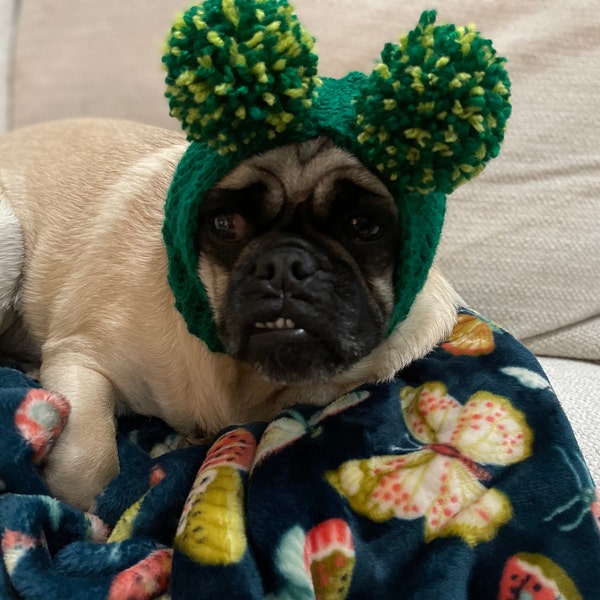 Crochet Dog Balaclava Bobble Hat - Etsy
