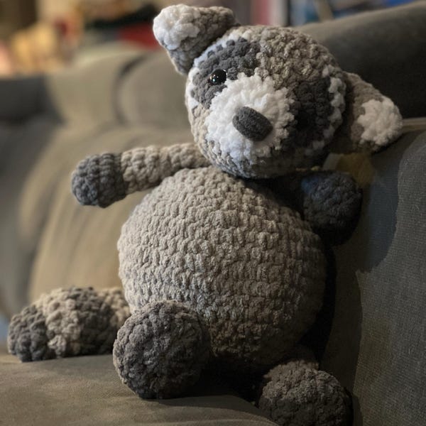 Riggs the Raccoon Crochet Pattern | Crochet Raccoon Pattern | Low Sew ...
