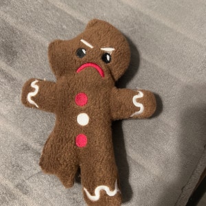 Gingerbread Man Embroidery Pattern , in the Hoop, ITH, Softie Stuffie ...