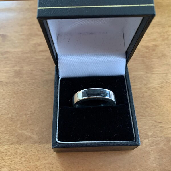 925 Sterling Silver Emerald Cut Bezel Mens Ring Blank Cup Setting,9x12 ...