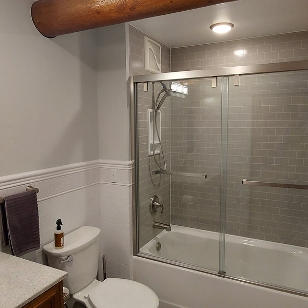 Classic Series 2 Compartment Bathroom Ceramic Shower Shelf Sanitary ...