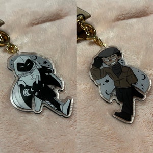Moon Knight 3.5 Acrylic Charms, Double Sided - Etsy