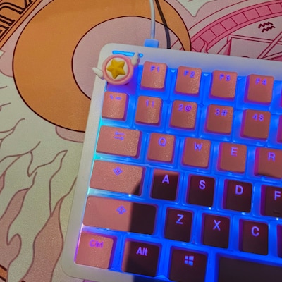 Egg and Fish Bread Keycap Kawaii Mechanical Keyboard Egg Fish Bread ...