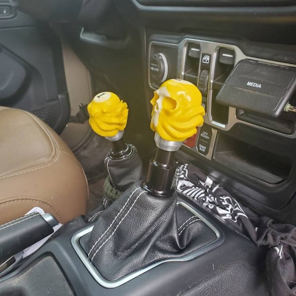 Underwater Human Skull Skeleton Sculpture Gear Shift Shifter Knob Deer ...