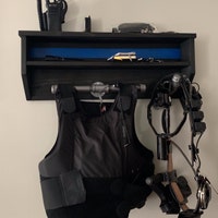 Wall Mounted Duty and Tactical Gear Rack Thin Blue Line - Etsy Canada